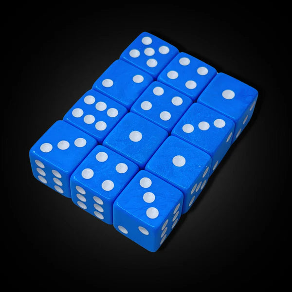 Sky Blue - Acrylic D6 Set – The Hooded Goblin