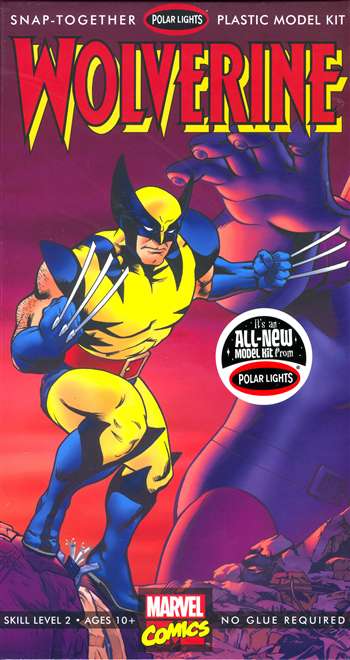 Polar Lights #892 Marvel Comics Wolverine 1/8 Scale Plastic model Kit ...