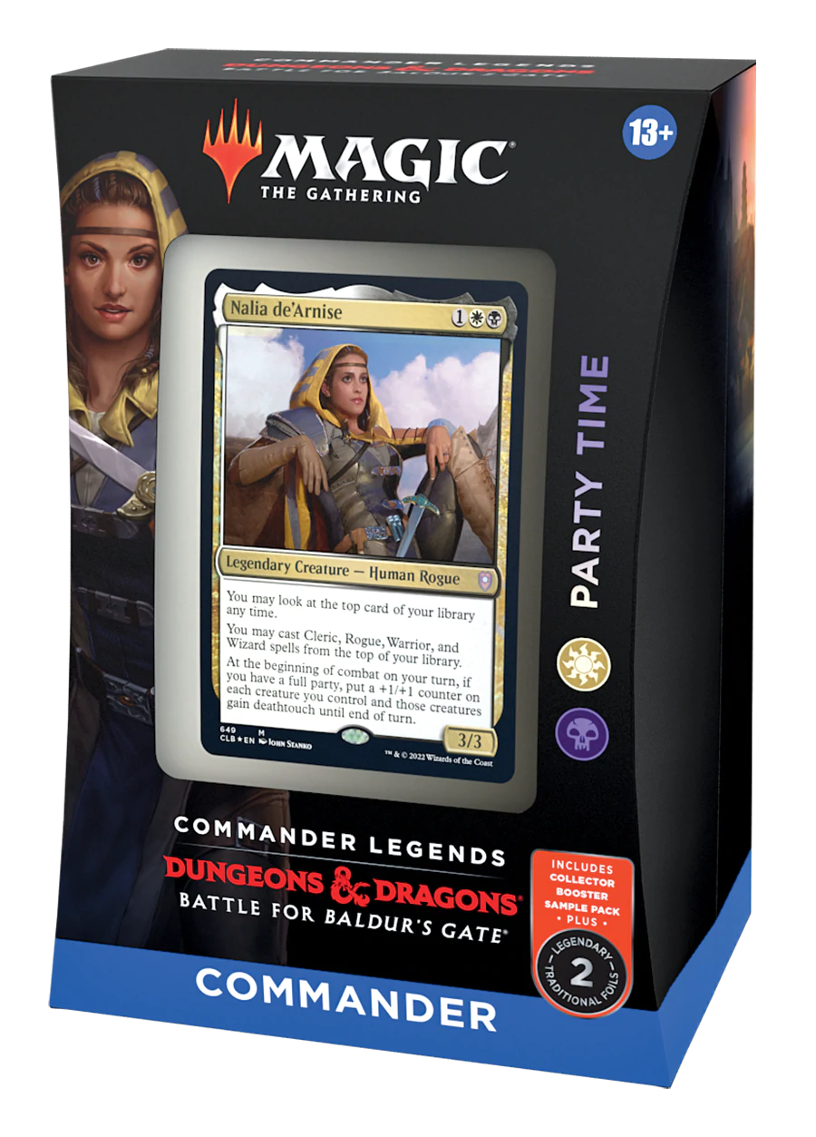 Magic The Gathering: Baldur's Gate: Party Time Commander Deck – The ...